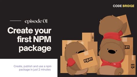 build and publish first npm package dependency for node js react js