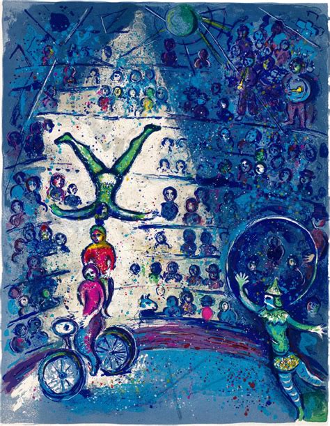 Marc Chagall Le Cirque One Plate M 491 C Bks 68 Marc Chagall
