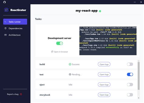 reactirator a desktop application to generate and manage your react