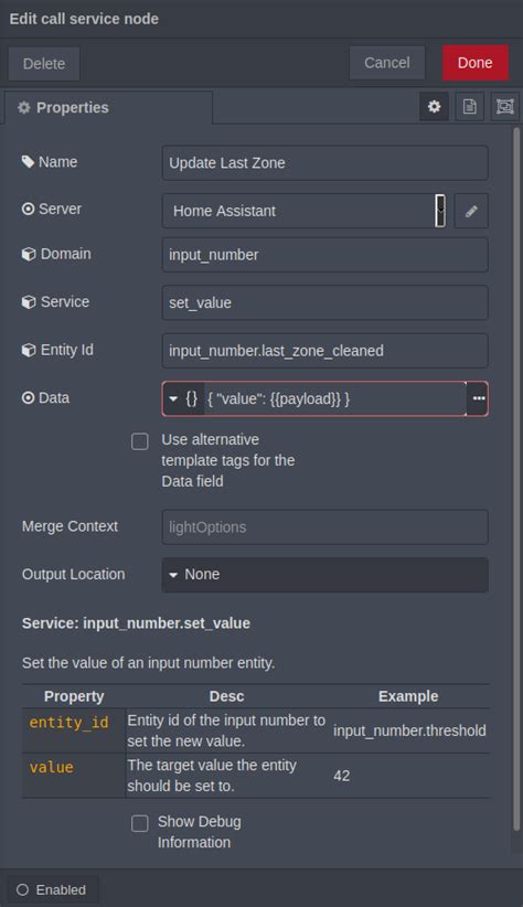 how do i build this json in a function node node red home