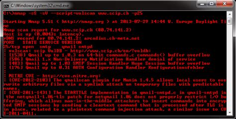 vulscan advanced vulnerability scanning with nmap nse