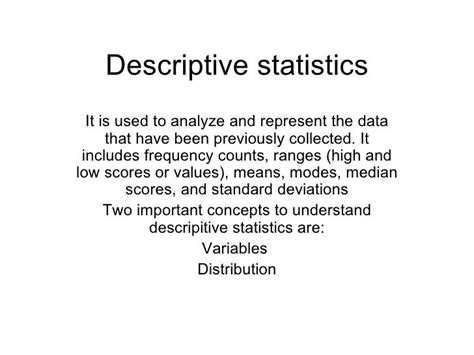 Descriptive Statistics Examples Types And Definition Zohal