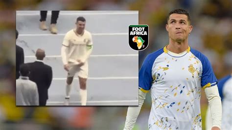 Le Nouveau Geste Déplacé De Cristiano Ronaldo En Arabie Saoudite Vidéo