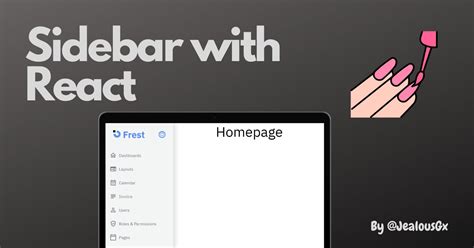 build a responsive sidebar with react andstyled components