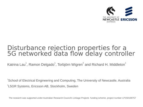 Pdf Disturbance Rejection Properties For A 5g Networked Data Flow
