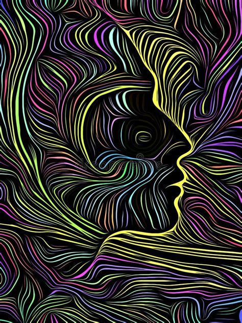 Linocut Brain Stock Illustrations 347 Linocut Brain Stock