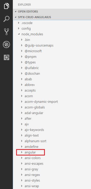 sharepoint framework crud operations using angular