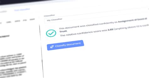 classify documents based on their content aluma