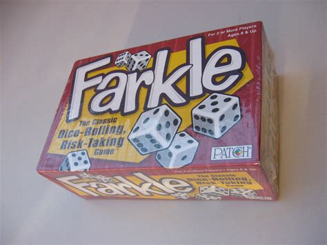 Farkle Classic Dice Rolling Risk Taking Game Factory Sealed Ebay