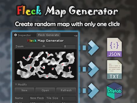 fleck map generator random level creater free download unity