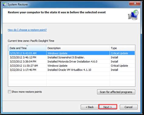 How To Perform A System Restore From Command Prompt Windows 10 7