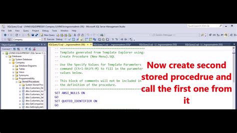 mssql how to excecute stored procedure inside another stored