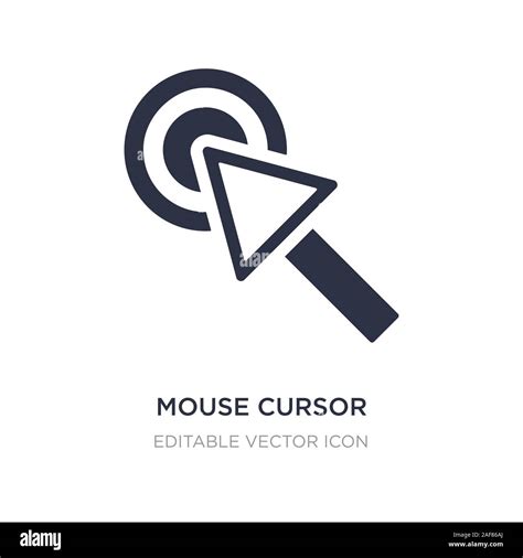 mouse cursor icon on white background simple element illustration from