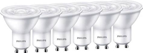 Zestaw 6x Żarówka Led Gu10 4 7w 50w Philips 7738164615 Oficjalne