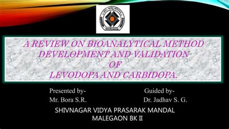 Bioanalytical Method Development And Validation Ppt