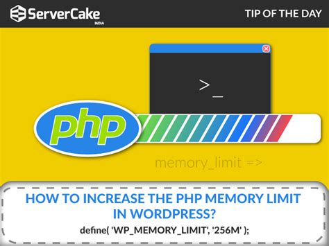 how to increase the php memory limit in wordpress servercake india