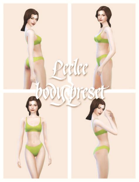 Your Tokig Leelee Body Preset Download Love 4 Cc Finds The Sims