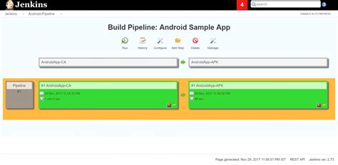 using jenkins to create a pipeline for android applications