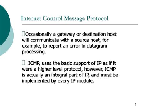 Ppt Internet Control Message Protocol Powerpoint Presentation Free