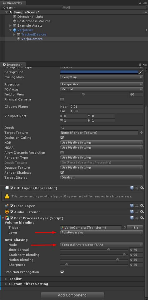 creating a unity project using hdrp varjo for developers