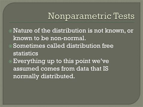 Ppt Nonparametric Tests Powerpoint Presentation Free Download Id