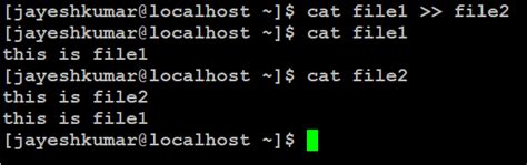 cat command in linux with examples geeksforgeeks