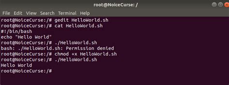 basics of shell scripting