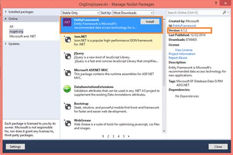 crud operation with entity framework 6 code first approach