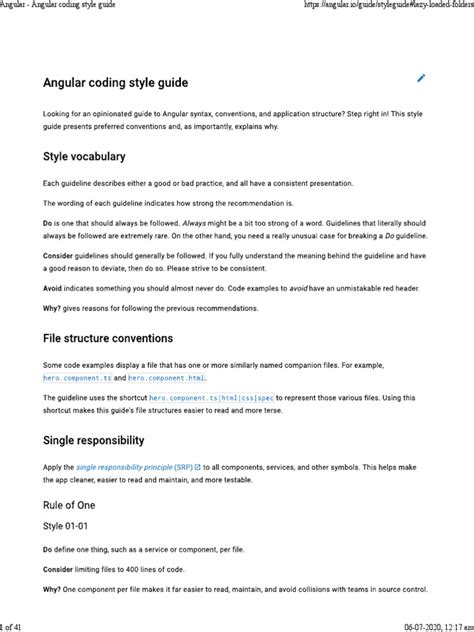 best practices for organizing and structuring angular codebases pdf