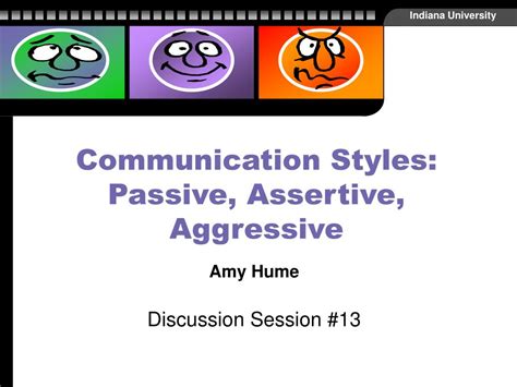 Ppt Communication Styles Passive Assertive Aggressive Powerpoint