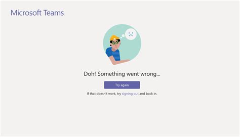 microsoft teams error microsoft community