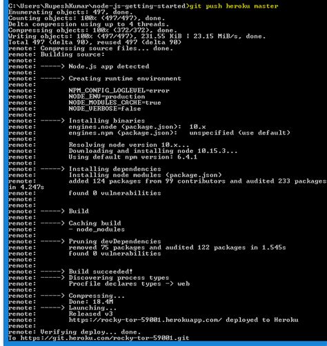 getting started with heroku deploying node js app to cloud