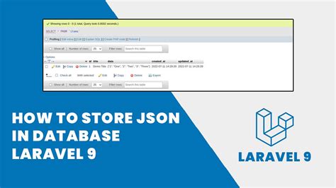 how to store json in database laravel 9 by laraveltuts dev genius