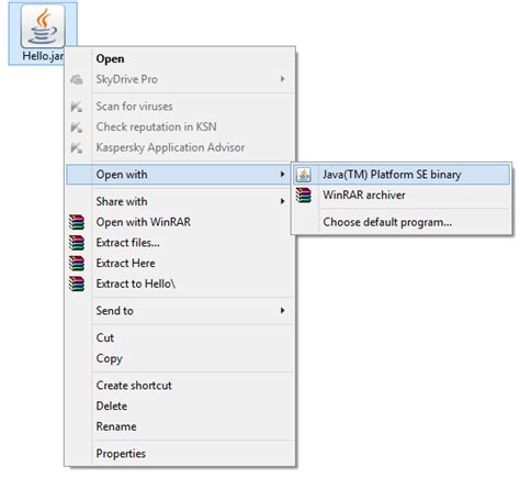 run java 8 jar on windows without command prompt stack overflow