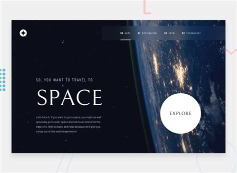 frontend mentor space tourism website space