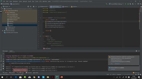 c what is this problem dereferencing pointer to incomplete type