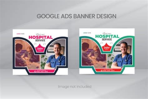 Vector Hospital Web Banner Design Graphic By Vmsit · Creative Fabrica