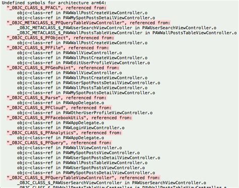 objective c apple mach o linker error when architectures