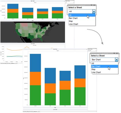 creating a sheet selector for a dashboard tableau kb arunkumar