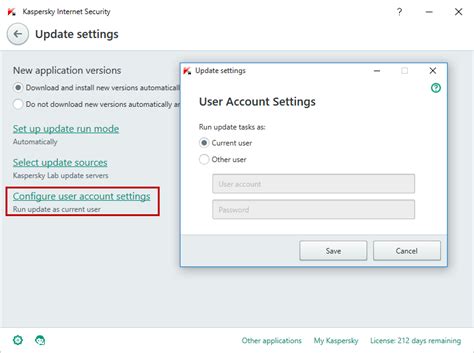 how to solve database update issues with kaspersky lab products