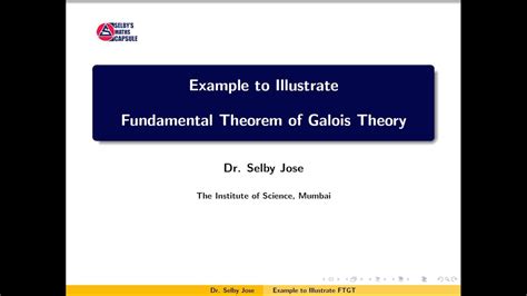 Galois Theory Lecture 12 Example Illustration Of Fundamental Theorem