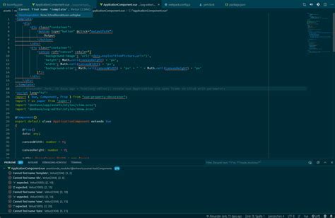 cannot find name and other problems with typescript sfc