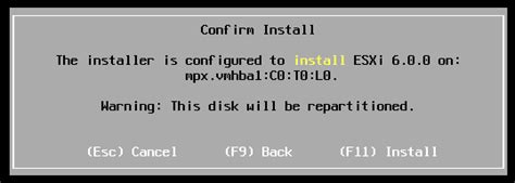 esxi 6 installation step by step mastering vmware