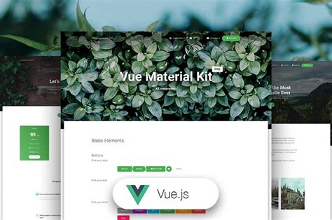 vue material kit pro made with vue js