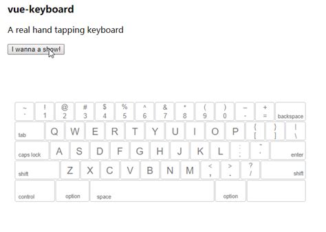a real hand tapping keyboard