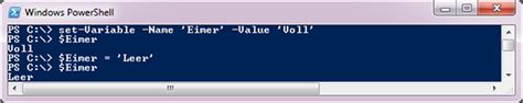 Powershell Grundlagen Arbeiten Mit Variablen Und Konstanten Computer