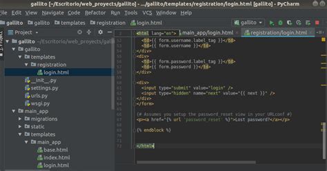 django accounts login search the official login page