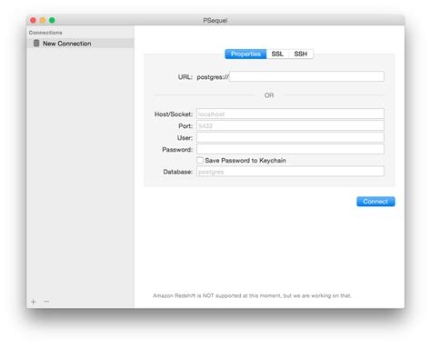 ruby on rails how to connect to localhost postgresql on