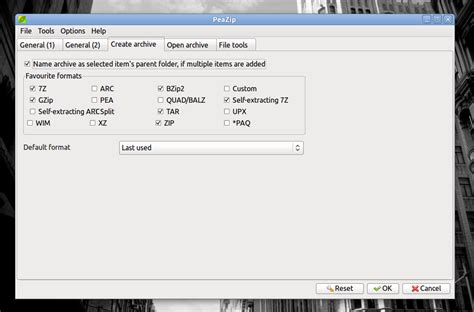peazip 3 8 released adds support for wim and xz archives ubuntu