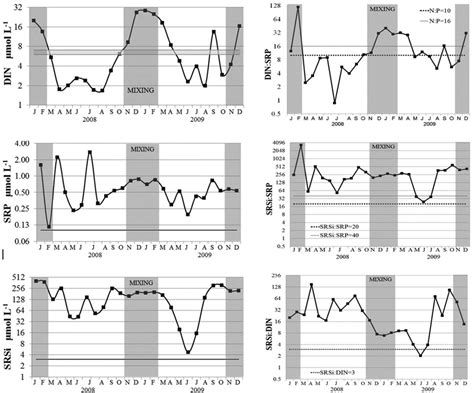 Temporal Variation Of The Mean Concentration In The 0 4 M Layer Of Srp
